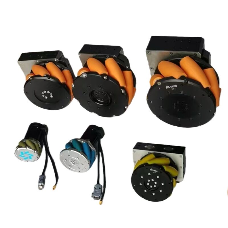4 Inch AGV Drive Wheels 100mm Industrial Mecanum Wheels 500KG Capacity ...
