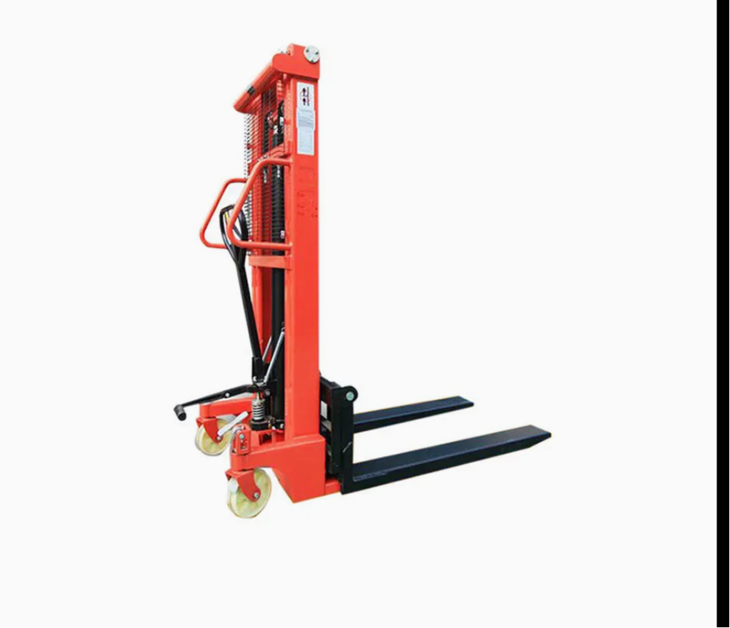 Heavy Load Manual Stacker Forklift Adjustbale Manual Pallet Stackers ...